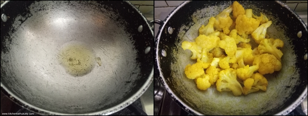 Cauliflower Pulao or Gobi Pulao - Kitchen Kathukutty