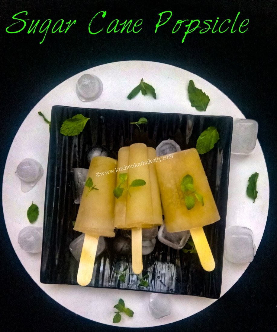 Sugar Cane Popsicle Recipe-Sugarcane Ice Pops for Toddlers & Kids ...