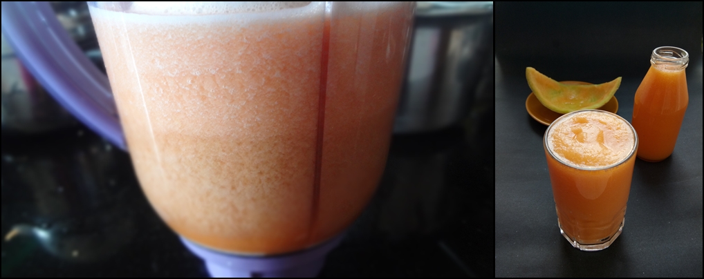 Musk Melon Smoothie For Kids - Kitchen Kathukutty