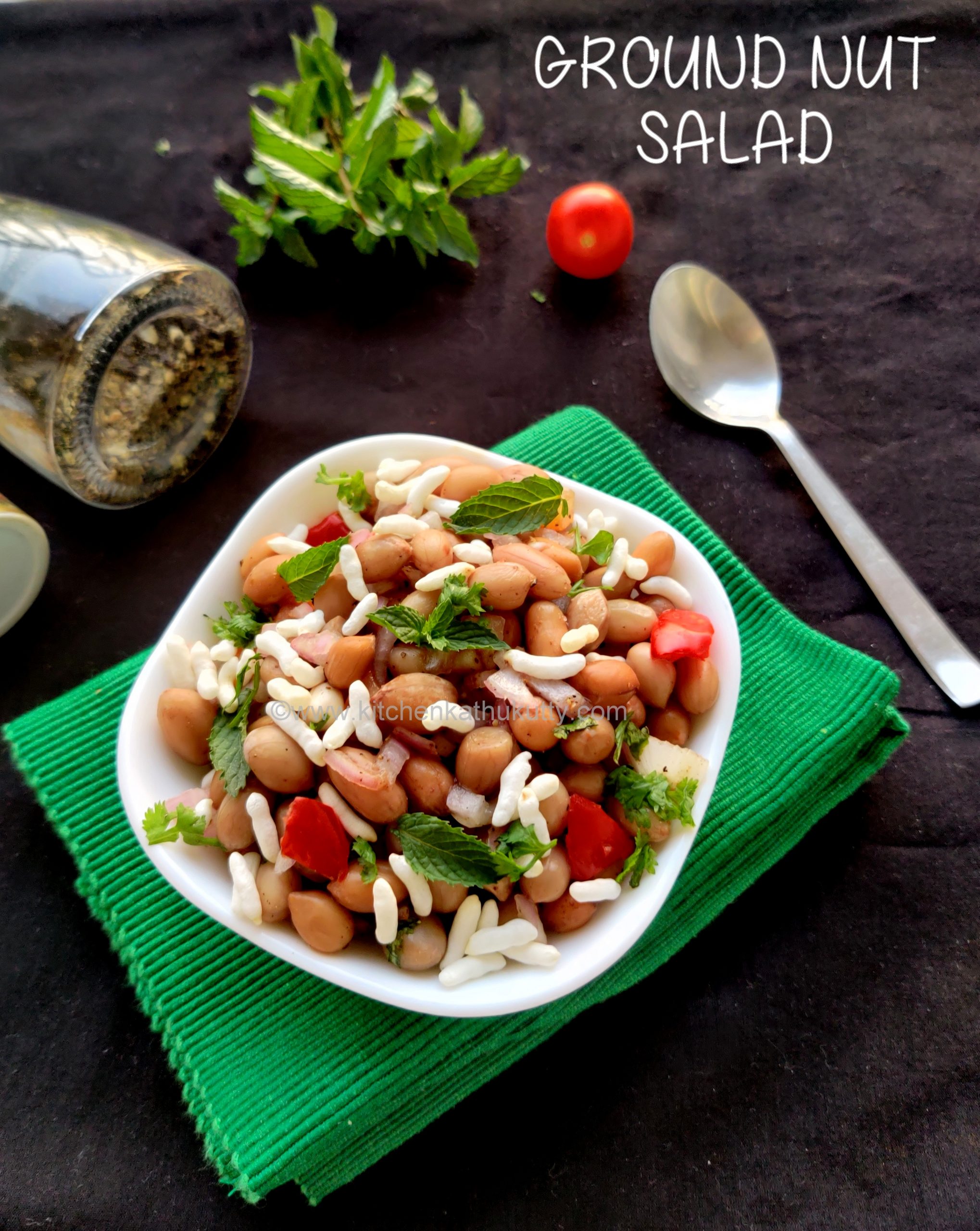Groundnut Salad Recipe - Kitchen Kathukutty