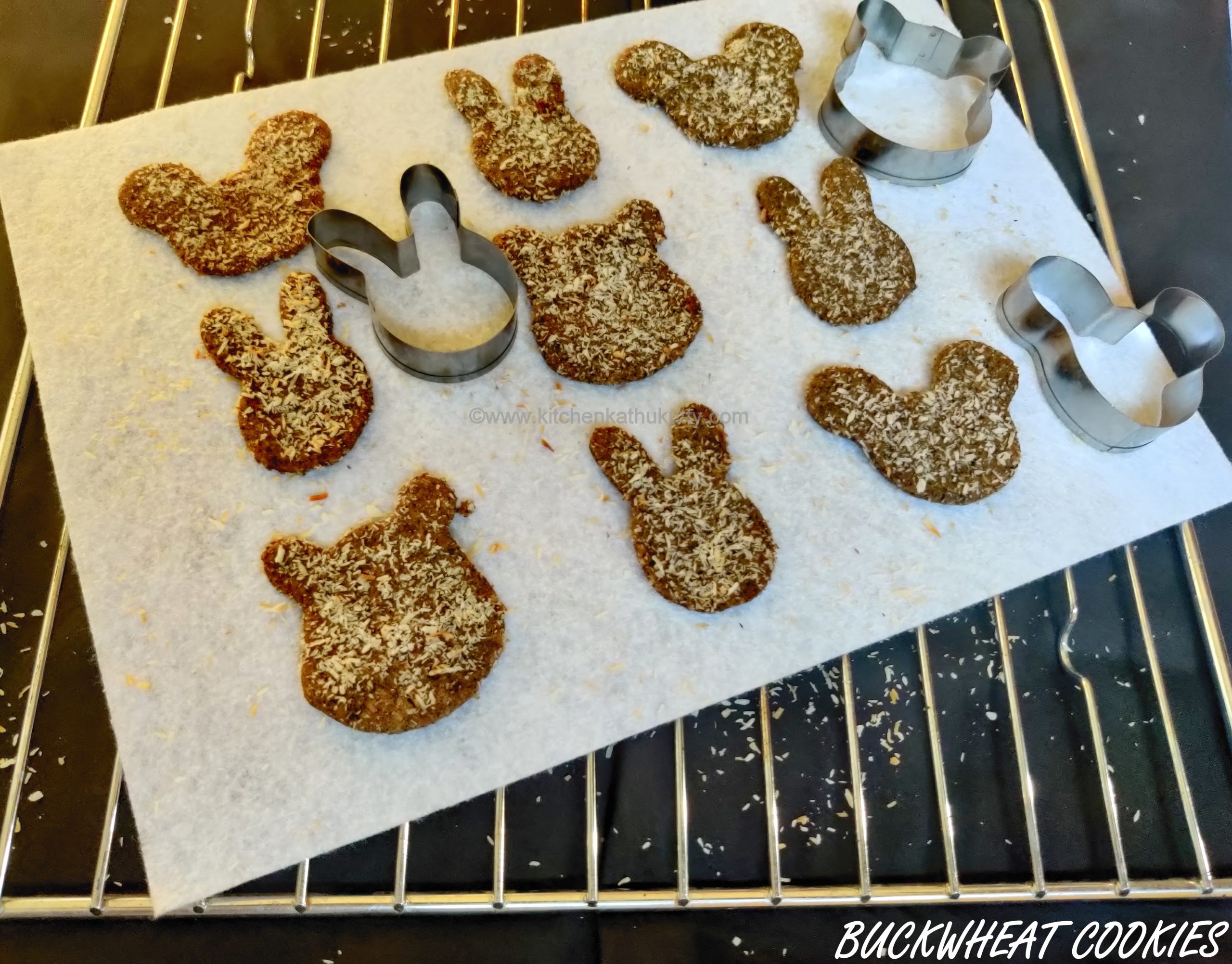 Buckwheat Cookies Recipe | Coconut Cookies - Kitchen Kathukutty