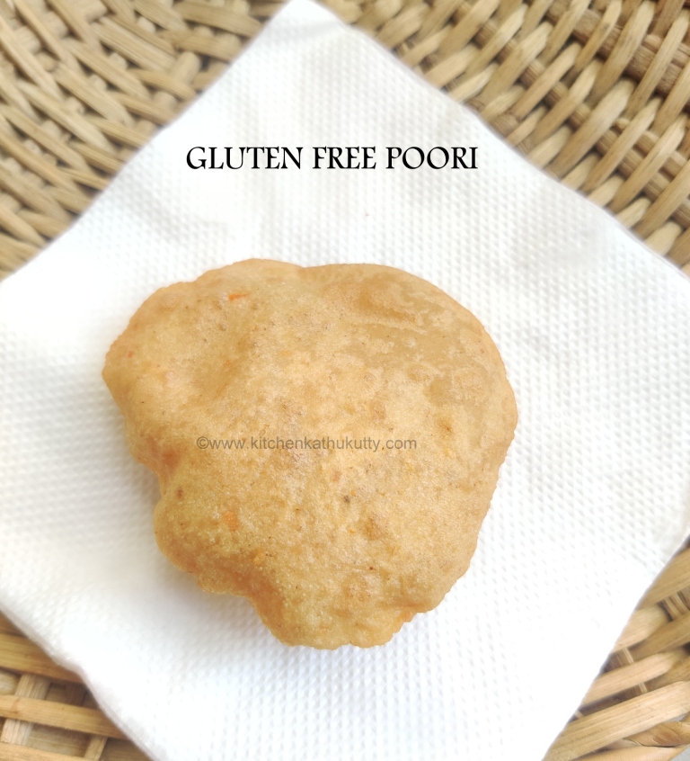 Gluten Free Poori| Foxtail Millet Poori - Kitchen Kathukutty